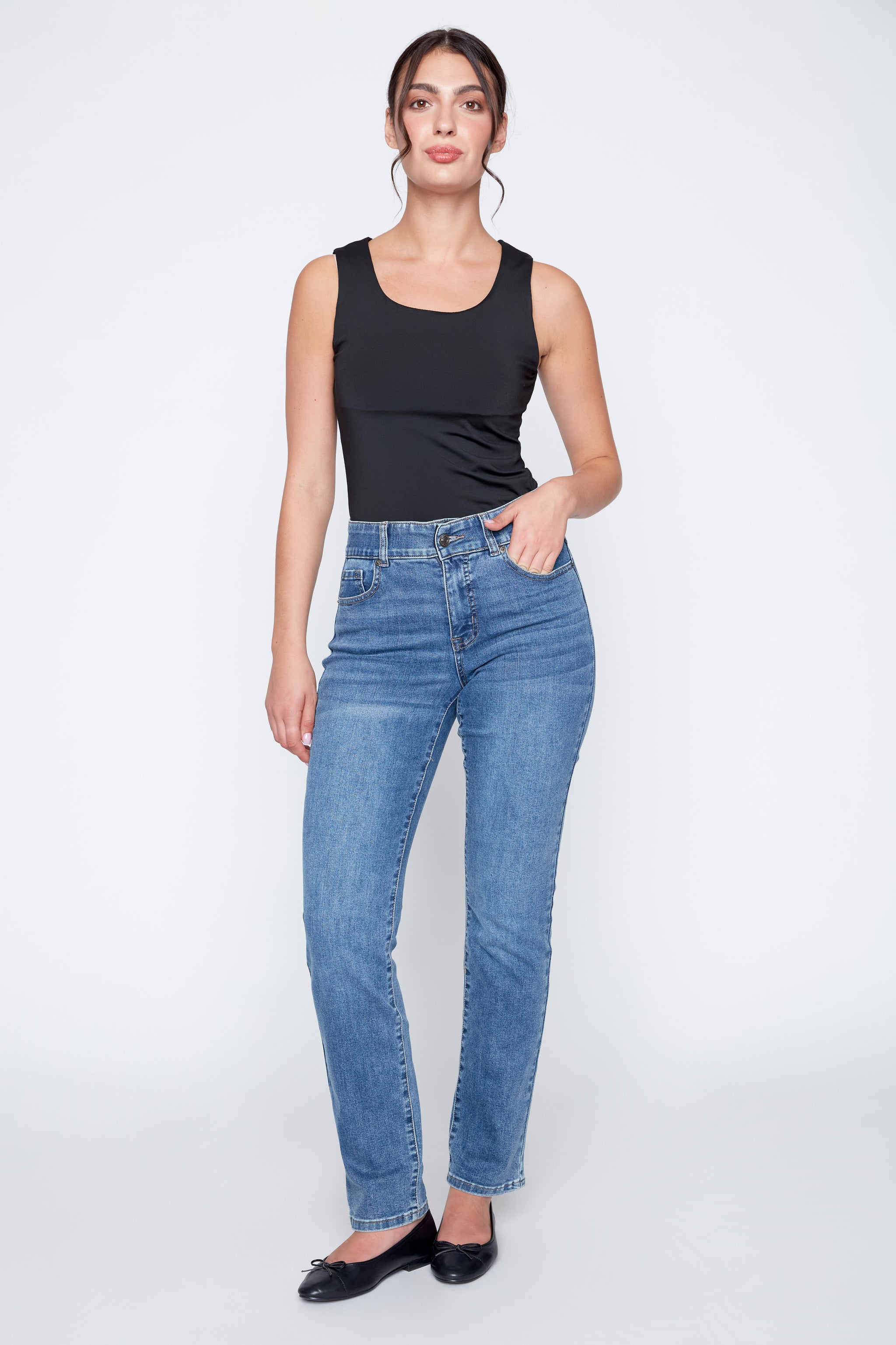 Comfort waistband jean - Cazza Petite & Zacks